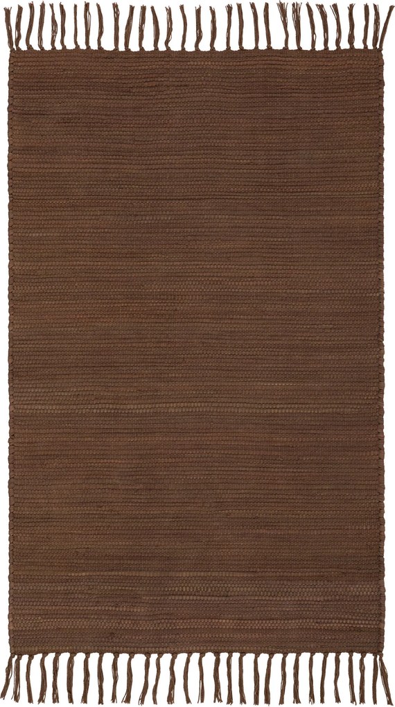 XXXLutz RUČNĚ TKANÝ KOBEREC, 70/120 cm, hnědá Boxxx - Vlněné koberce - 006767011452