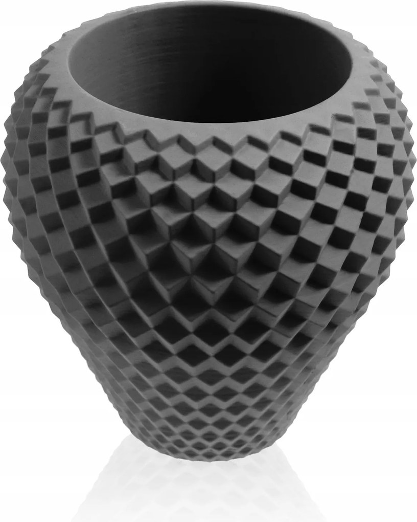 Květináč Cone Black Matt Poli 10 cm Květináč