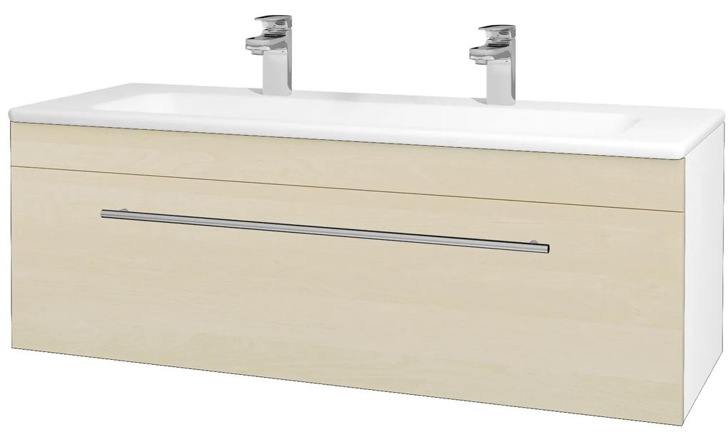 Dřevojas Koupelnová skříň ASTON SZZ 120 Varianta: D03 Cafe / Úchytka T03 / D03 Cafe