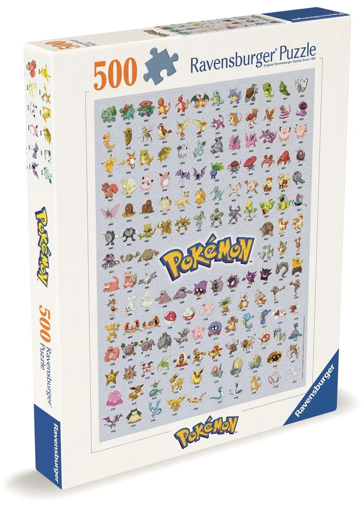 Puzzle ravensburger 120005117 prvních 151 pokémonů