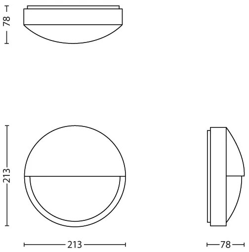 Philips 16455/93/16 - LED venkovní nástěnné svítidlo CAPRICORN LED/6W IP44