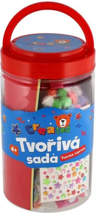 Tvořivá sada CREATED v plastové dóze