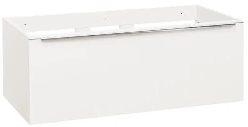 EBS Nevio Skříňka umyvadlová 101 cm, 1 zásuvka, bílá lesklá