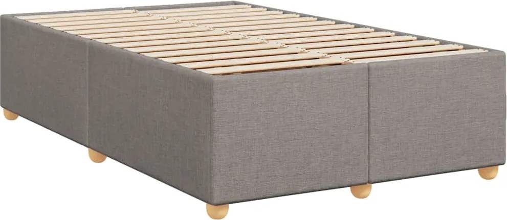 Box spring postel s matrací taupe 120x190 cm textil 3286630