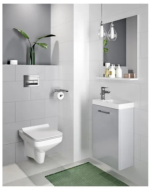 Cersanit SET LARA COMO skříňka pod umyvadlo, bílý lesk, s umyvadlem 40 cm, S801-187