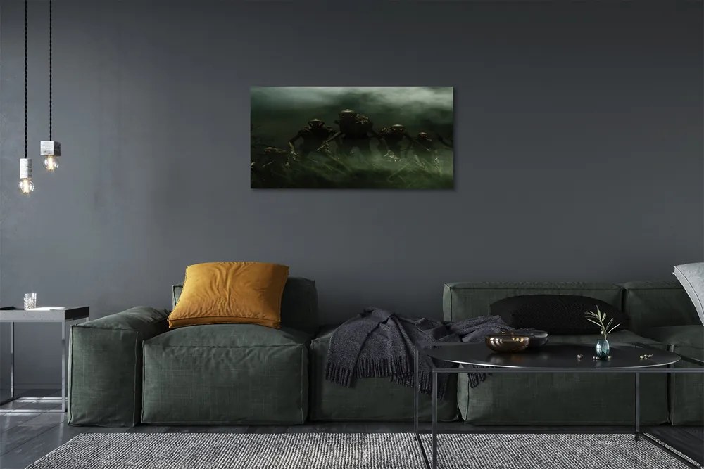 Obrazy na plátně Zombie mraky 140x70 cm