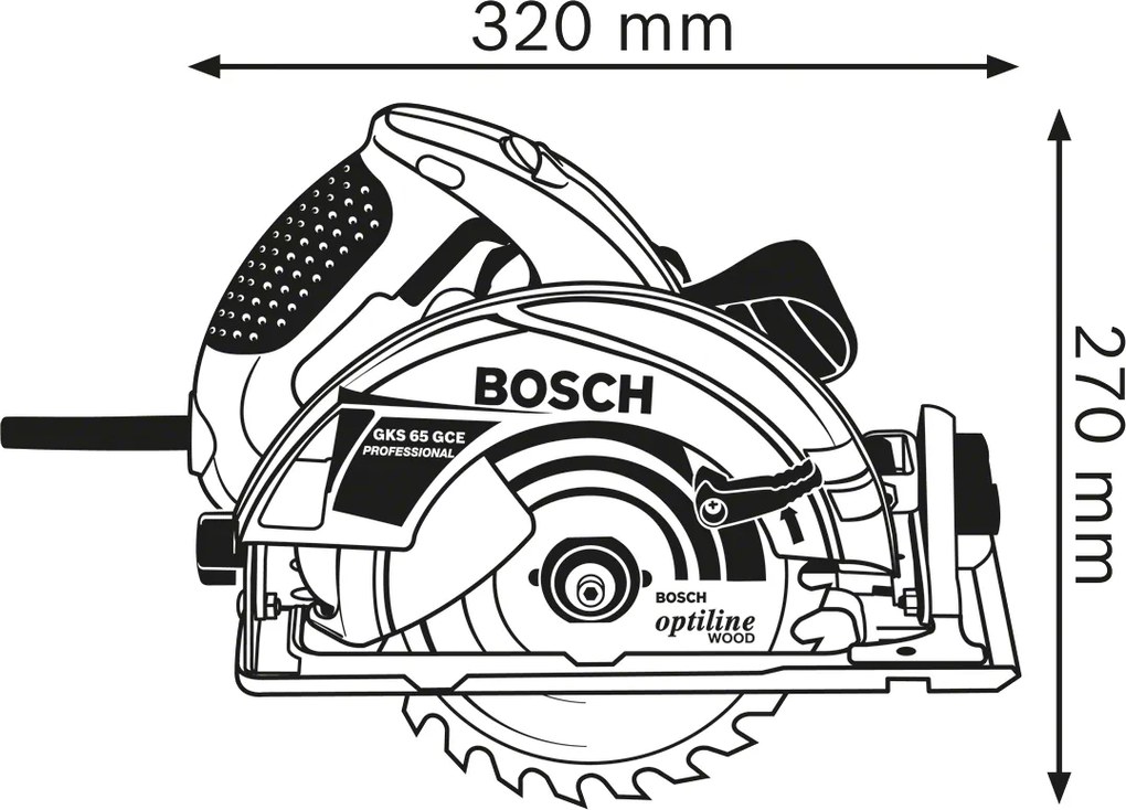 Bosch GKS 65 GCE 0.601.668.901