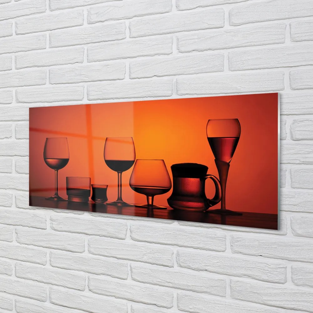 akrylový obraz brýle 120x60 cm