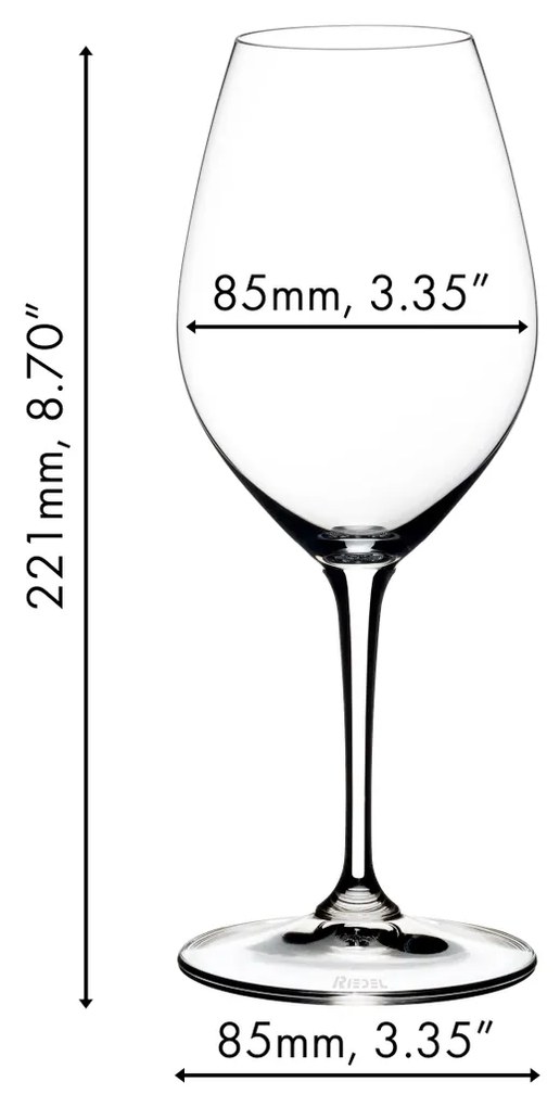 RIEDEL rosé 322 ml, set 4 ks sklenic 5422/23