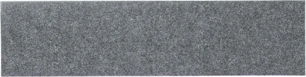 Schodové rohože samolepicí 30 ks 76 x 20 cm světle šedé obdélníkové 3365724