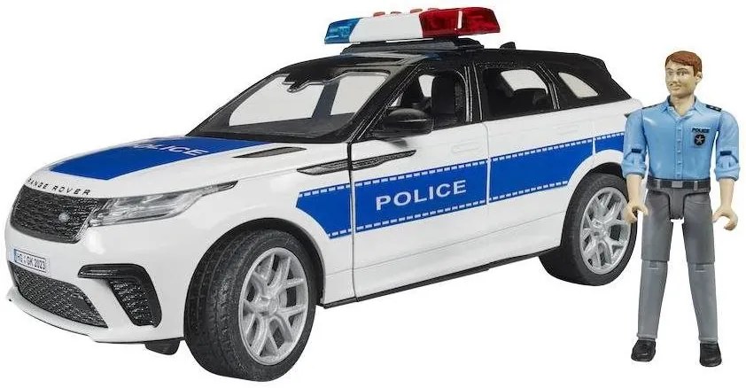 Auto bruder 02890 policejní auto range rover velar s policistou