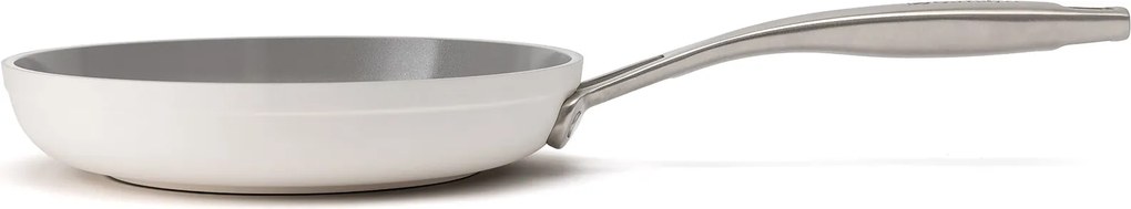 Elmich Nepřilnavá keramická pánev Zen 20 cm - krémově bílá