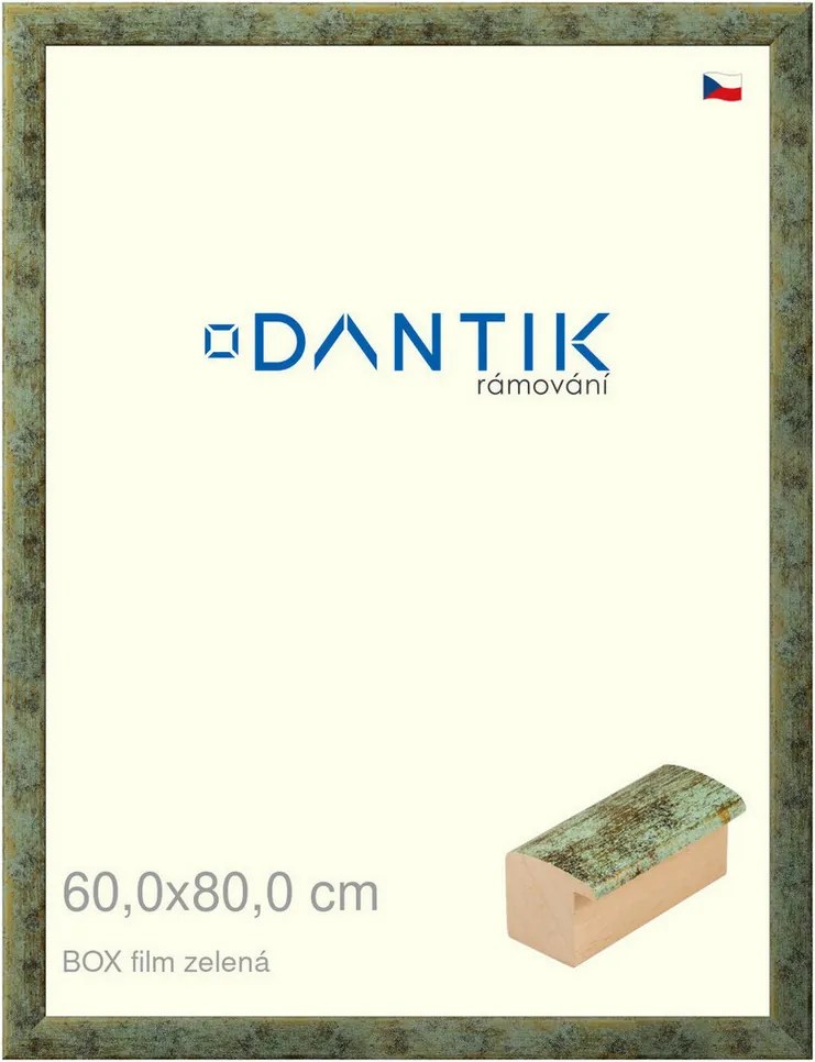 DANTIK rámeček 60x80 | BOX filmzelená (Plexi Čiré)