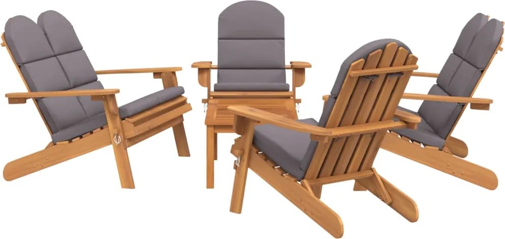 5dílná sada zahradního nábytku Adirondack masivní akácie 3152138