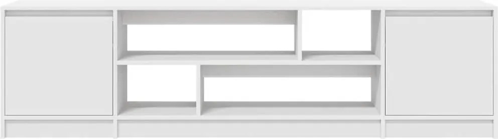 TV skříňka bílá 188,5x41x50 cm kompozitní dřevo 3328417