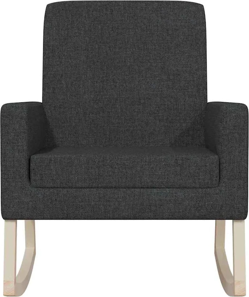 Houpací křeslo černé textil 329417