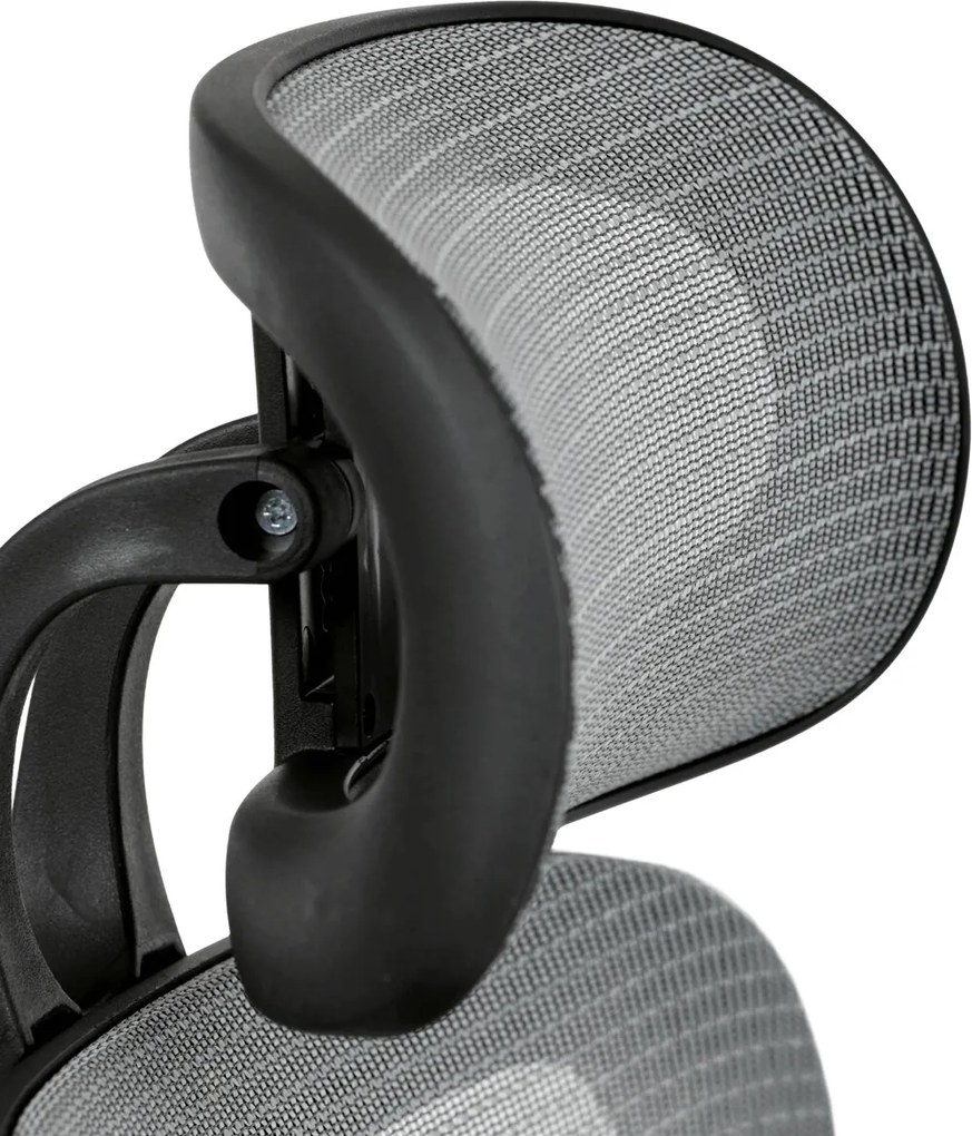 Ergonomická kancelářská židle LEXON - šedá síťovina