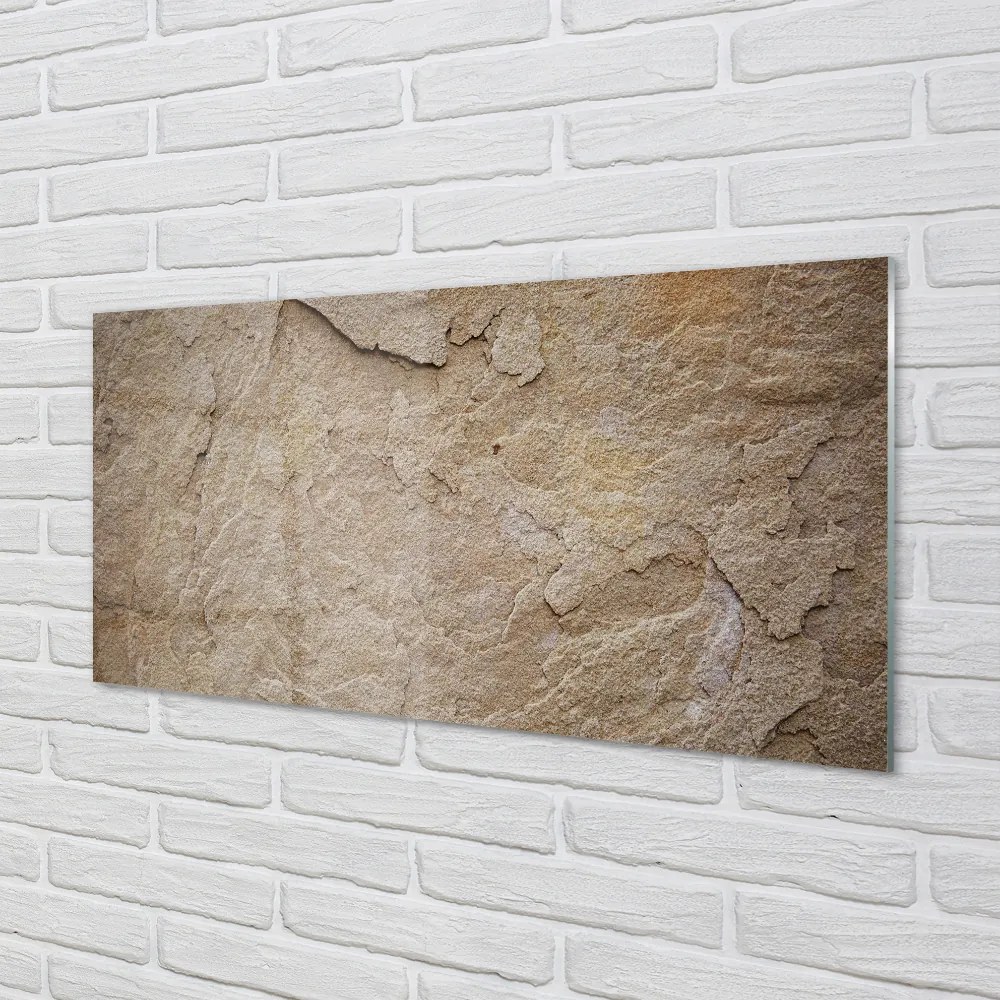 akrylový obraz Kamenná stěnová struktura 100x50 cm