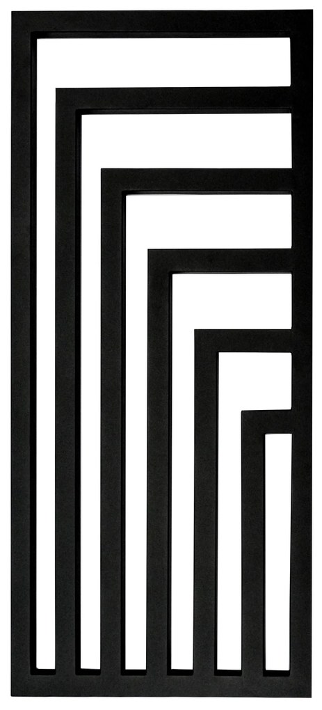 Regnis Kreon, topné těleso 550x1500 mm, 630W, black, KR150/55/BLACK
