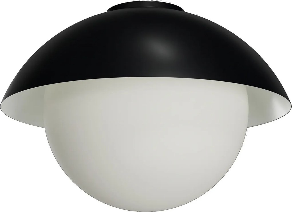 OS LUK60014 LUKIDA 3 stropní/nástěnné skleněné svítidlo černá / bílá IP65 3000 K 27W LED - OSMONT