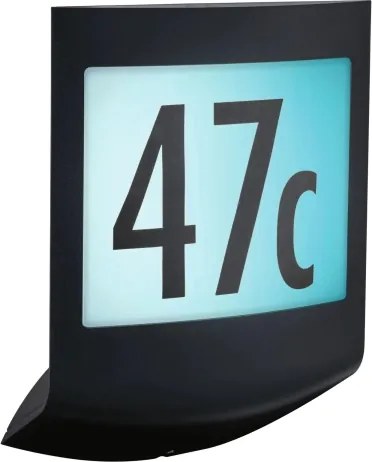 Paulmann 94513 - RGBW LED/8,2W IP44 Stmívatelné domovní číslo PADEA 230V