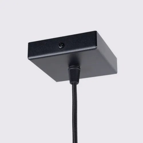 Závěsné svítidlo SOLLUX KARBON 1 černá GU10 1x10W bez žárovky SL.1573