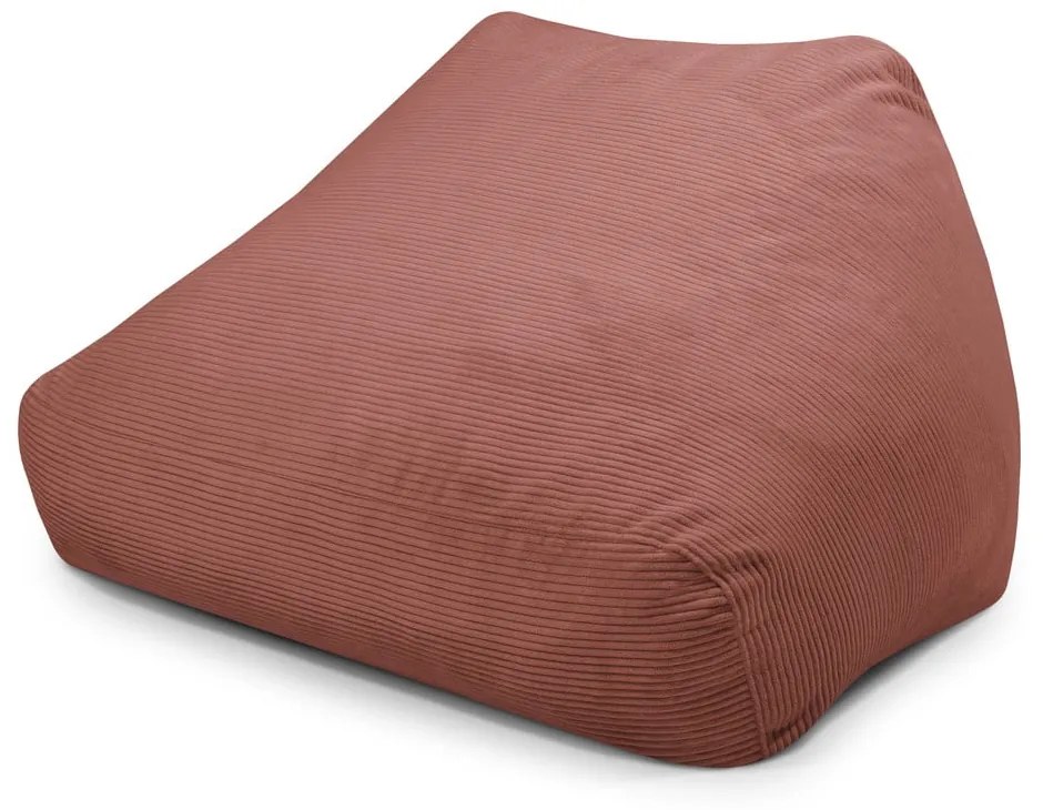 Manšestrový sedací vak v cihlové barvě Sofa Snug – SLOWDOWN