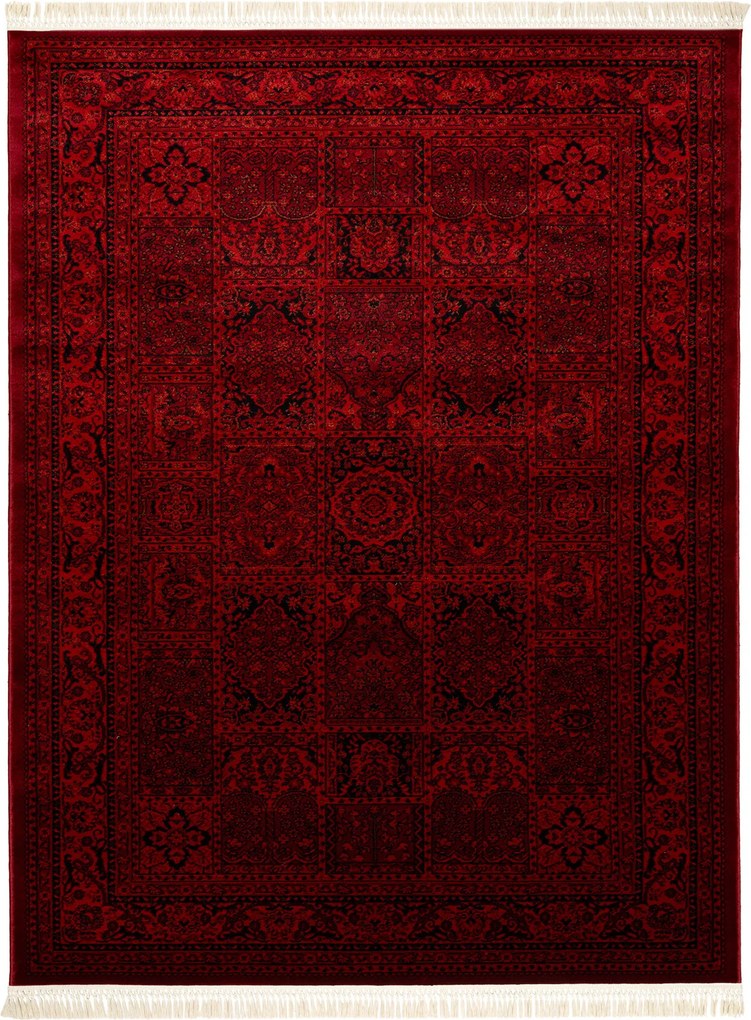 Dywany Łuszczów, Kusový koberec Orient 5365 vínový, 100x200, červená, kancelář