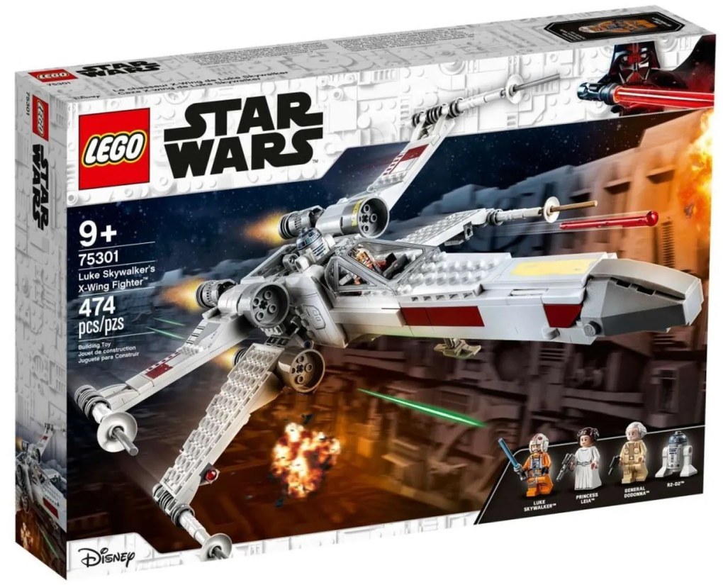 Lego stavebnice lego star wars 75301 stíhačka x-wing luka skywalkera