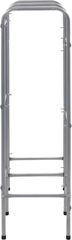 Skladový regál na 6 přepravek stříbrný 96 x 33 x 116 cm ocel 285213