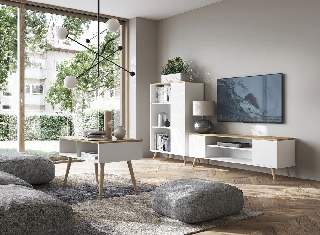 ADRK Furniture Konferenční stolek SANA 90x50 ADRK-CT-SAN-90-WC
