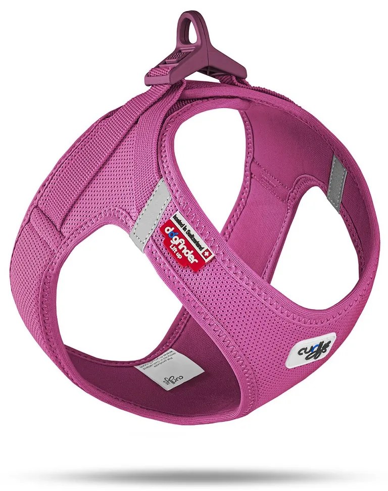 CURLI Postroj pro psy se sponou Air-Mesh Fuchsia 2XS, 2-4 kg