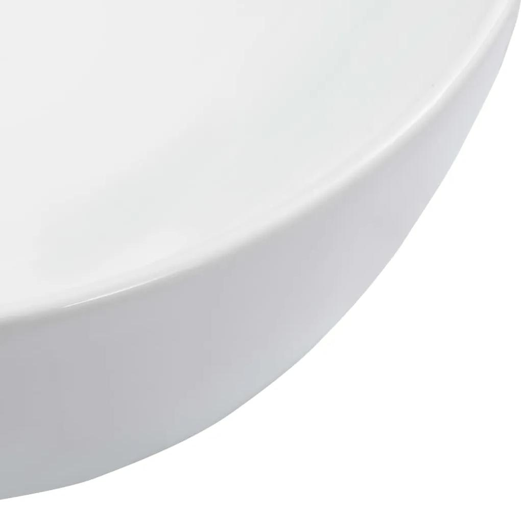 Umyvadlo bílé 42,5 x 42,5 x 14,5 cm keramika - Default Title