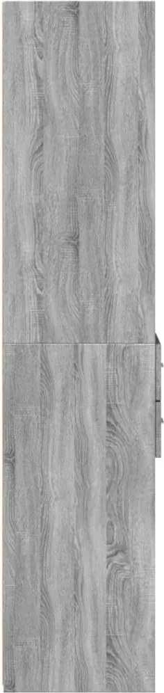 Skříň highboard šedá sonoma 40 x 42,5 x 185 cm kompozitní dřevo 3281446