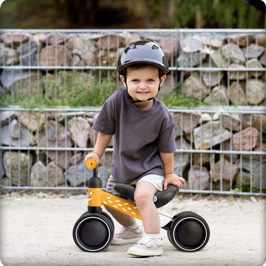Tříkolové balanční kolo Ricokids pro děti s nastavitelným sedadlem a bezpečnostními úchyty