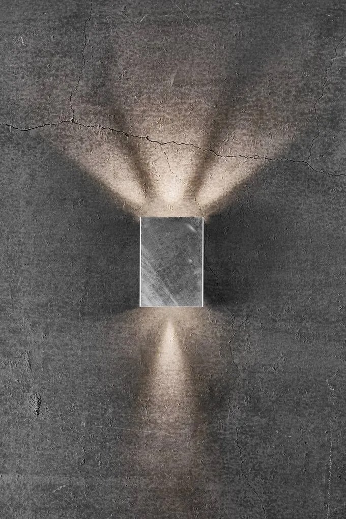 NOR 2019041031 Venkovní nástěnné svítidlo Fold 10 2x3,5W LED galvanizovaná ocel čirá - NORDLUX
