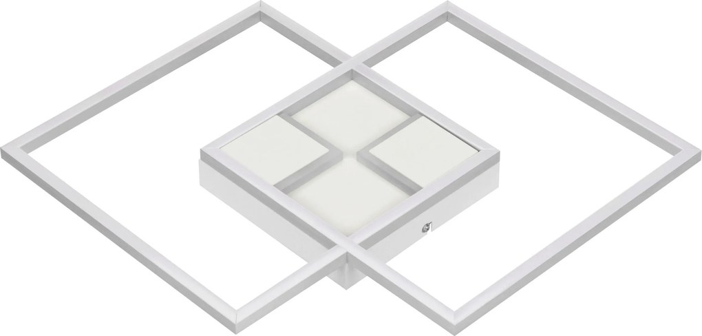 XXXLutz STROPNÍ LED SVÍTIDLO, 42/42/4,5 cm Boxxx - Stropní svítidla - 008368019902