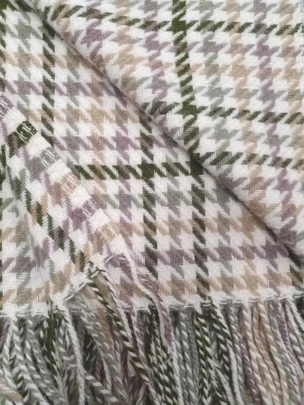 Vlněná deka Houndstooth Shepherd 183 x 150 cm Tweedmill