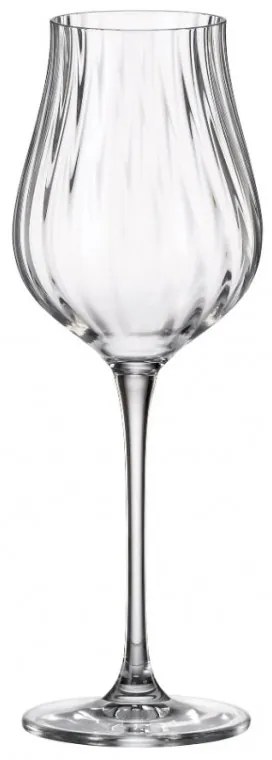 BOHEMIA LIMOSA OPTIC SKLENICE NA VÍNO 250ML SADA 6KS