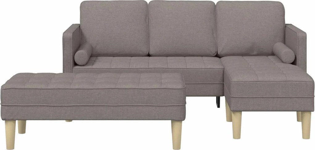Set pohovek 2 ks Taupe Polyester 3329257