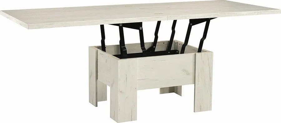 Casarredo - Komfort nábytek Konferenční stolek ERIK se zvedacím mechanismem, výběr barev | barva: jrs-kraft-zlatý