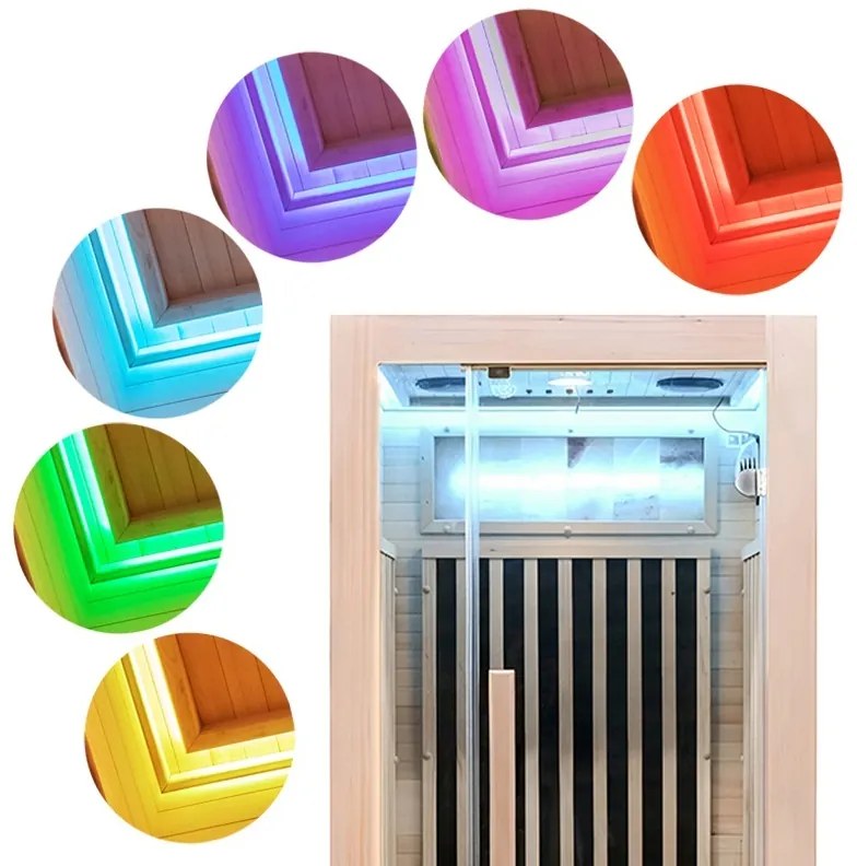 BPS-koupelny Infrasauna Relax HYD-6709 90x90, 1-2 osoby