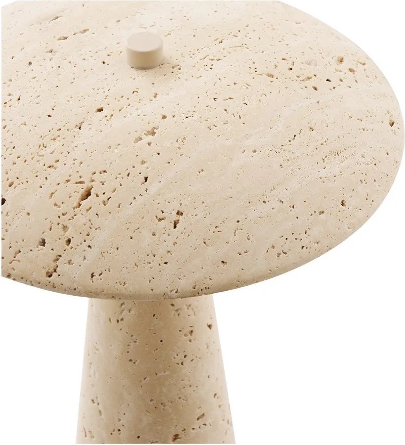 Béžová kamenná LED stolní lampa (výška 25,5 cm) Consett – House Nordic