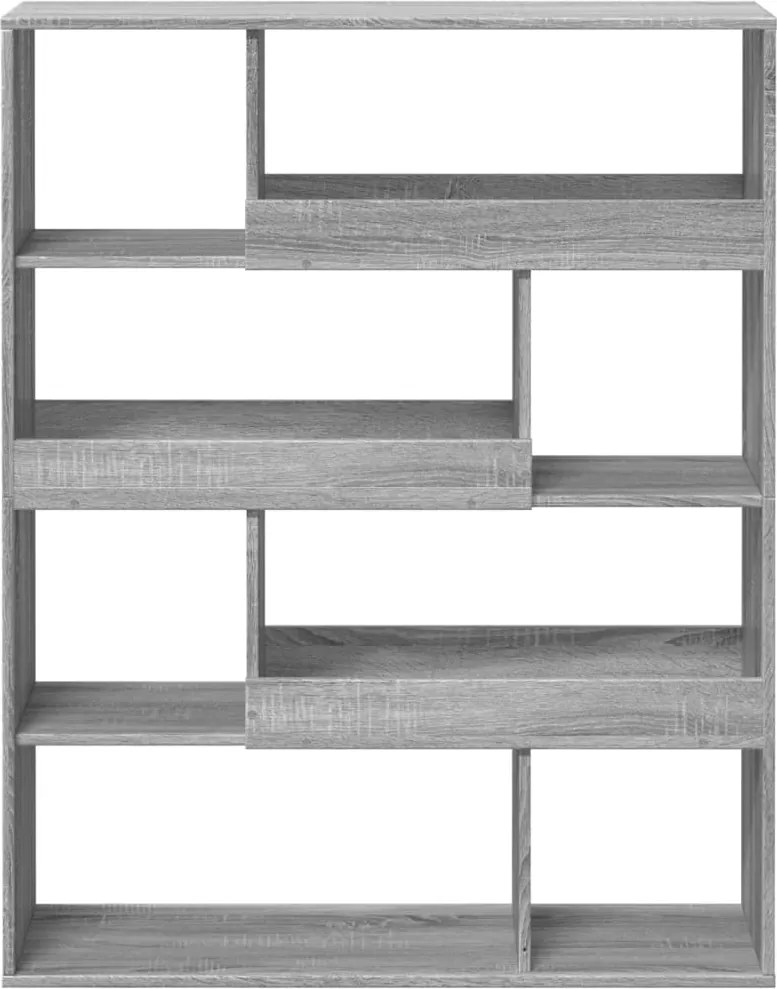 Knihovna šedá sonoma 100 x 33 x 125,5 cm kompozitní dřevo 3309335