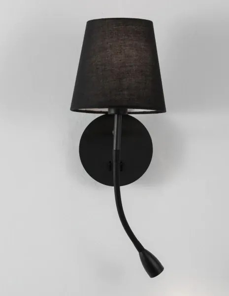 Designové nástěnné svítidlo Nia 19 černé