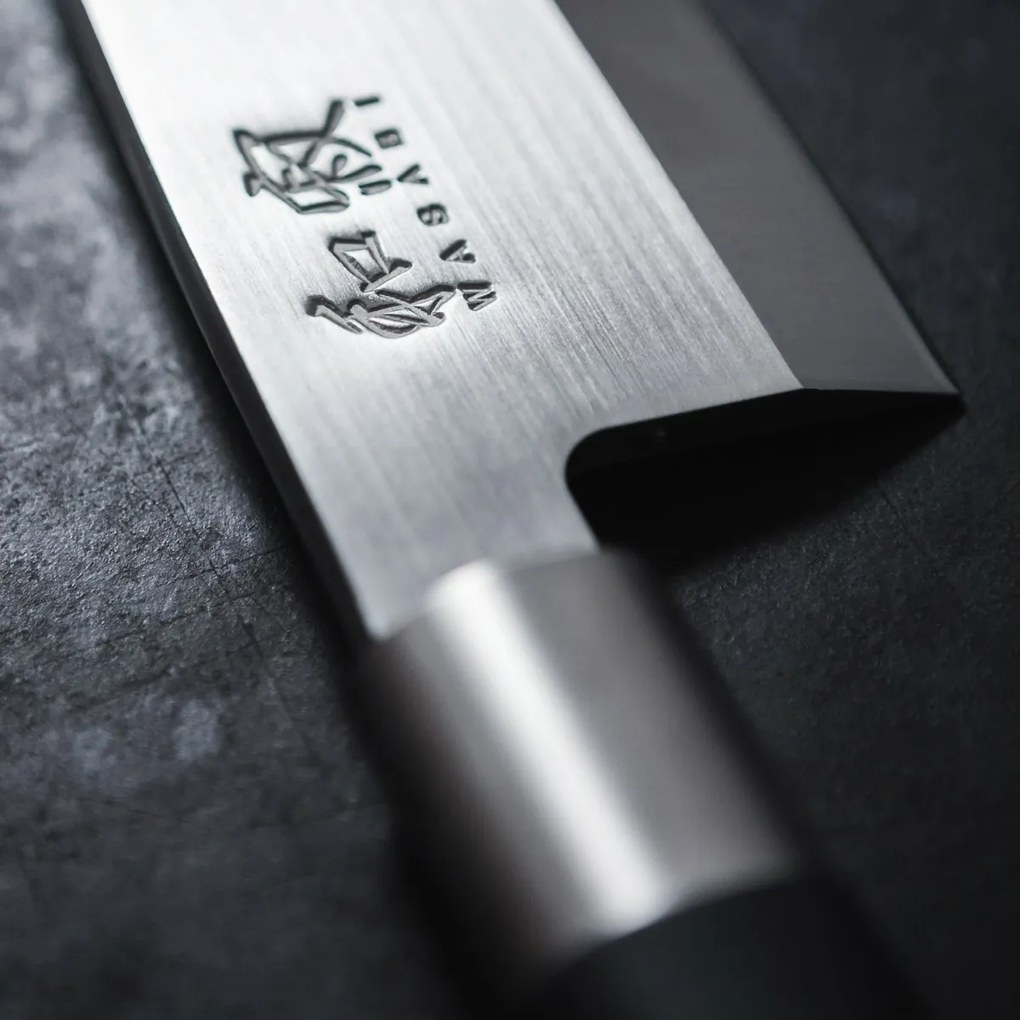 Kai Sada 3 nožů Wasabi Black – univerzální malý, univerzální velký a šéfkuchařský velký