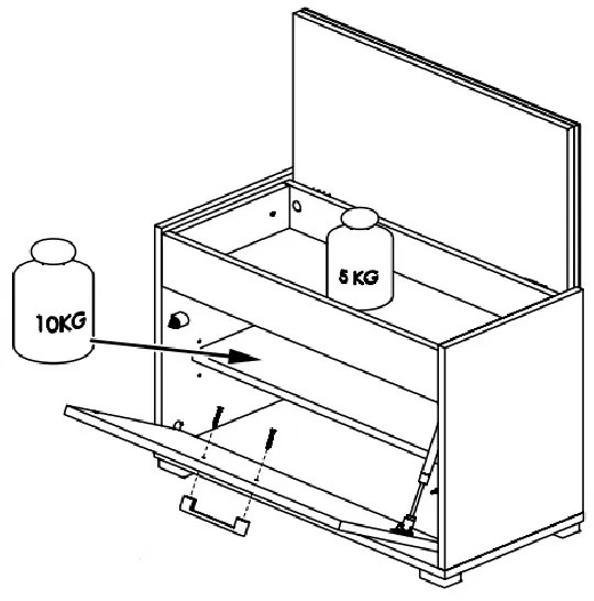 Úzký sedací botník s dvířky RUAN - světlý dub sonoma