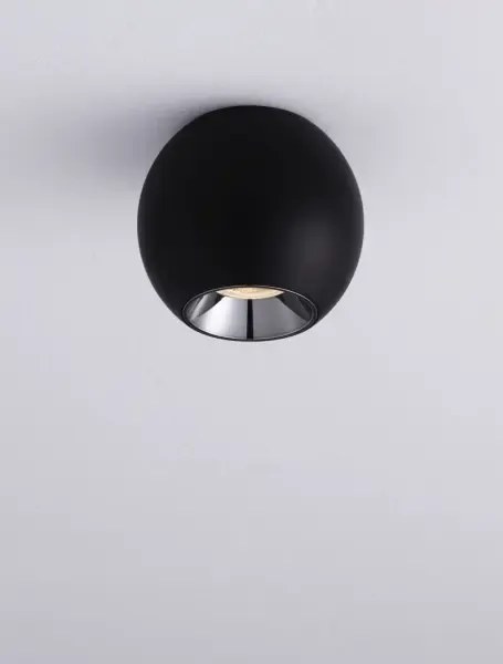 Minimalická bodová svítilna Nano Černá