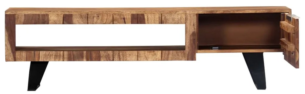 vidaXL TV stolek 140 x 30 x 40 cm masivní sheeshamové dřevo