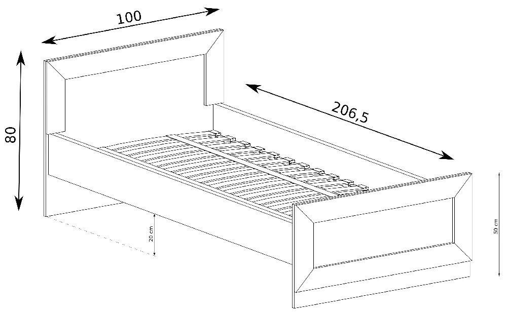 Tadeusz S - jednolůžko T21 - dub stoletý